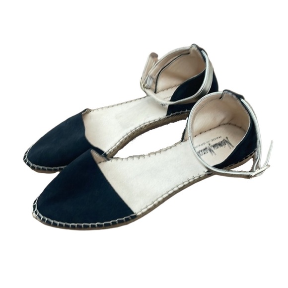Neiman Marcus | Shoes | Neiman Marcus Black Espadrille Flats With Ankle ...